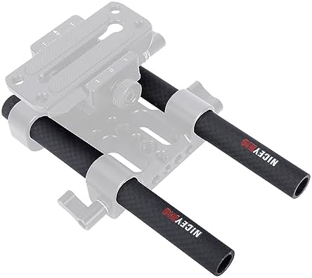 Amazon.com: NICEYRIG 6 Inch 15mm Rod Carbon Fiber Standard for 15mm ...