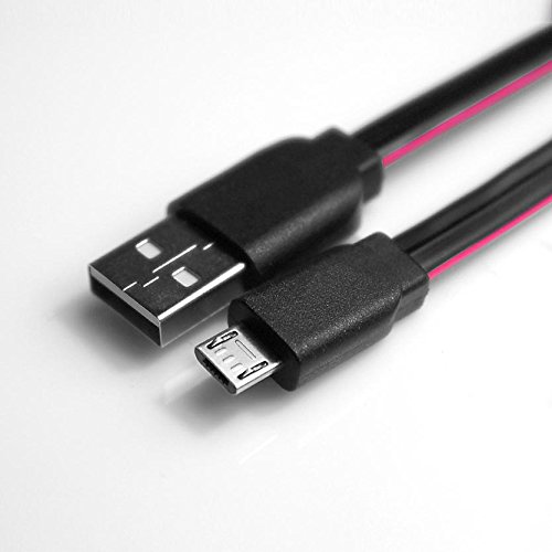 Mentiz Premium USB Micro B Cable with Integrated Coilink System (Pink ...