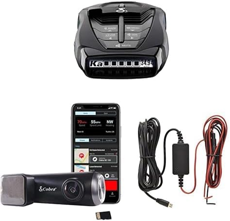 Amazon.com: Cobra RAD 480i Laser Radar Detector & SC100 Smart Dash Cam ...