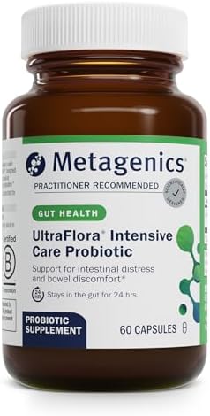 Amazon.com: Metagenics UltraFlora Intensive Care Probiotic - 20 Billion ...