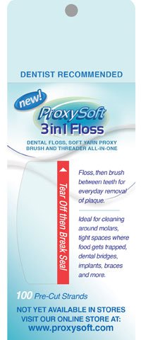 Amazon.com: PWI ProxySoft 3 in 1 Floss Dispenser Pack 12 x 100 Packages ...