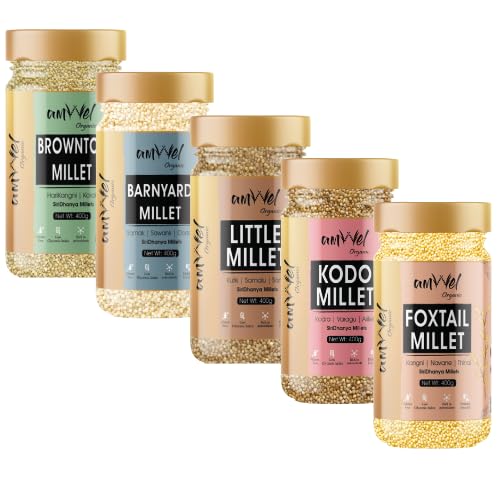 Buy Amwel Combo Barnyard Millet 400g + Browntop Millet 400g + Kodo ...