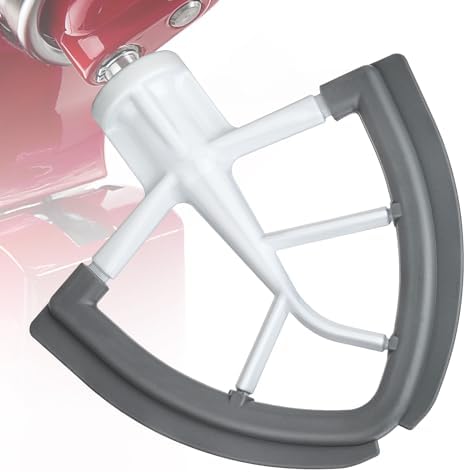 Amazon.com: Flat Beater with Flex Edge Bowl Scraper Flat Blade for ...