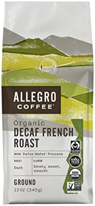 Amazon.com : Allegro Coffee Decaf Organic French Roast Ground Coffee ...