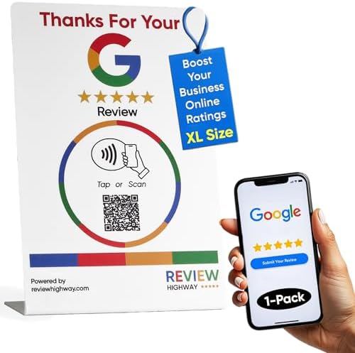 Amazon.com: Google Review Stand XL (2 Stands) - Extra Large Size ...