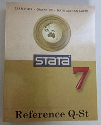 Stata Reference Q-ST Release 7: Unknown: 9781881228509: Amazon.com: Books
