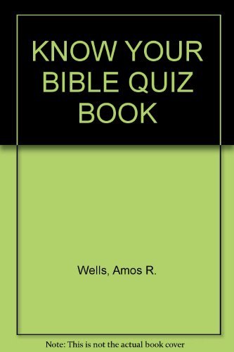 Know Your Bible Quiz Book | Amazon.com.br