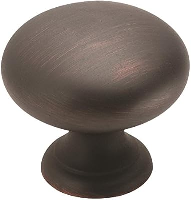 Amerock BP53005-Orb Allison Knob 1-1/4-Inch Diameter, Oil Rubbed Bronze ...