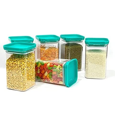 Buy HS Enterprise Unbreakable Air Tight Square Plastic Containers Set ...