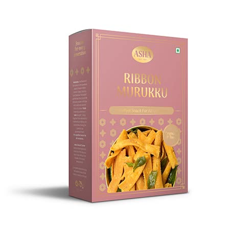 Asha Sweets Ribbon Murukku- 150gm| Authentic & Crispy Savoury | Ready ...