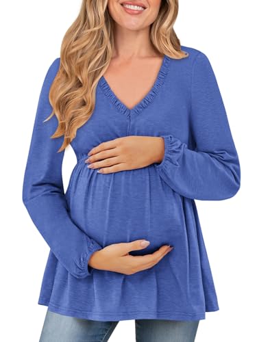 Best Women's Pleated Maternity Blouses for Effortless Style and Comfort ...