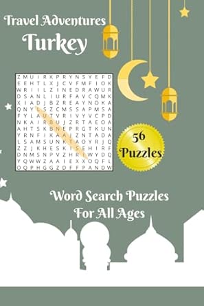 Travel Adventures Turkey Word Search Puzzles: Word Search Puzzles for ...