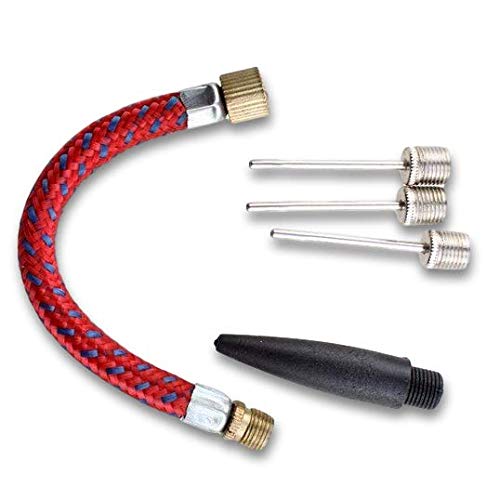 Buy Air Pump Ball Inflation Needles with Needle Valve Hose Connector ...