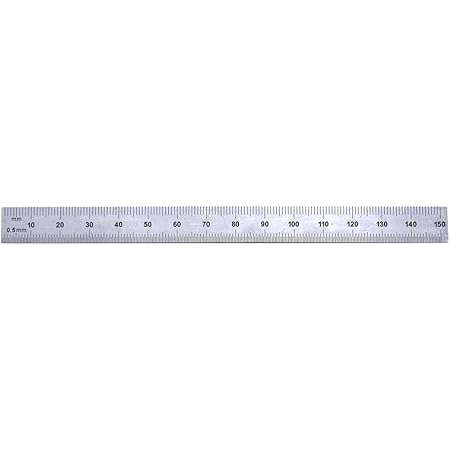 PEC Tools 261-006 6" Inch/MM USA Flexible Steel Rule, reads 32nds ...