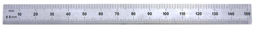 PEC Tools 261-006 6" Inch/MM USA Flexible Steel Rule, reads 32nds ...