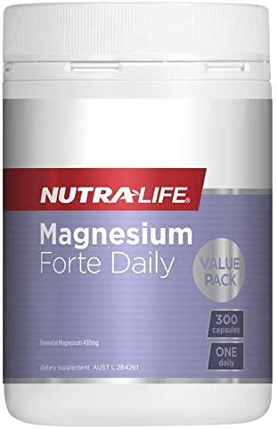 Nutra-Life Magnesium Forte Daily 300 Capsules Exclusive Size : Amazon ...