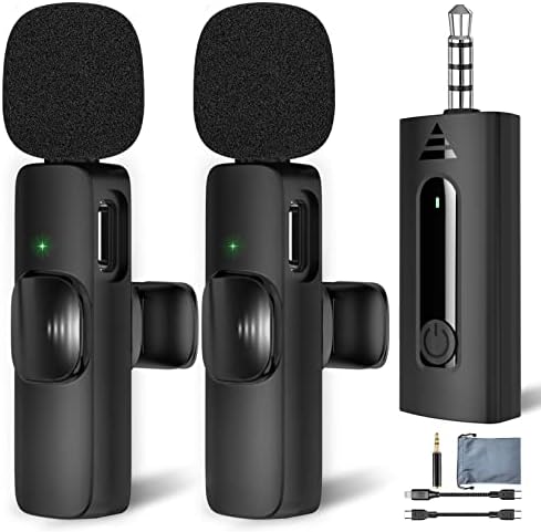 Amazon.com: HIKATOP Wireless Lavalier Microphone for iPhone, Android ...