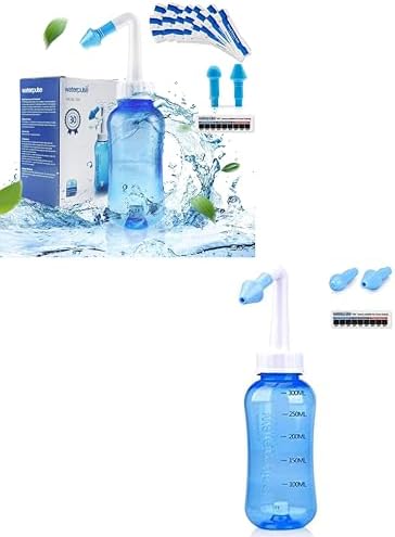 Amazon.com: Waterpulse Neti Pot 300ml with 30 Nasal Wash Salt Packets ...