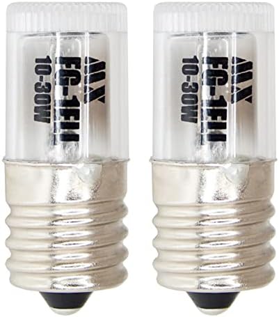 Amazon | マクサー電機 従来品より 約3倍 長持ち 長寿命 グロー球 E形 FG-1E 2個パック 10~30W 用 口金 E17 (ネジ式) | マクサー電機 | 点灯管