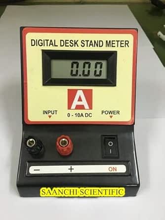 AMMETER DC DIGITAL DESK STAND METER 0-10 AMPS : Amazon.in: Home Improvement
