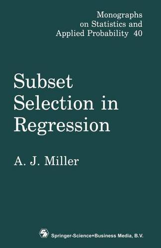 Amazon.com: Subset Selection in Regression (Chapman & Hall/CRC ...