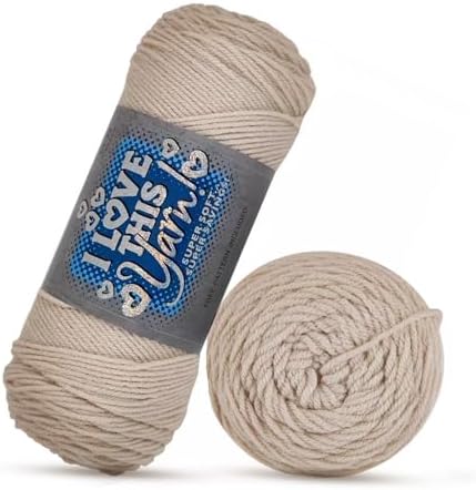Amazon.com: I Love This Yarn 4 - Medium Yarn for Crocheting & Knitting ...