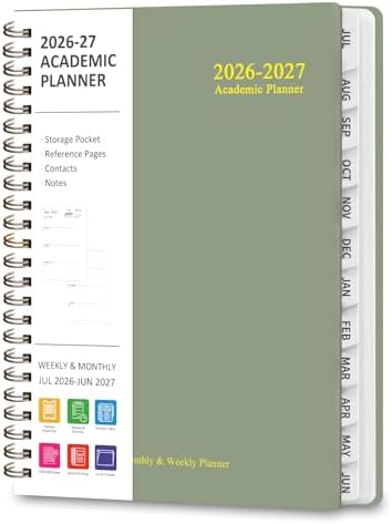 Amazon.com : Academic Planner 2026-2027, Weekly and Monthly Agenda ...