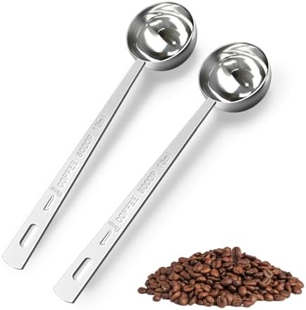Amazon.com: Stainless Steel Coffee Scoop, Kmeivol 2 Tablespoon ...
