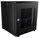 ・ブランド:Hinniuy・製造元:Hinniuy・15U大容量ネットワークラック：サーバー機器、ルーター、NASなどをまとめて収納できる高機能キャビネット。・省スペース設計：オフィス・サーバールーム・自宅の小規模ネットワークに最適なコンパ...