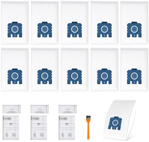 10 Pack Dust Bags Replacement Compatible with Miele Hoover GN Vacuum ...