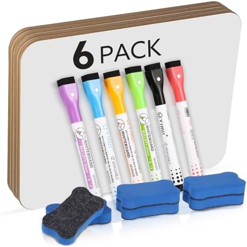 2 Pcs Small Whiteboard, 8.2x11.8 Inch A4 Mini Whiteboards, Mini ...