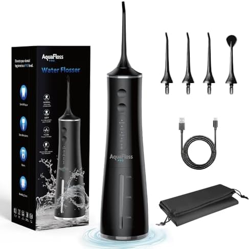 Amazon.com: OILSAO Water Flosser Cordless for Teeth,350 ML Advanced ...