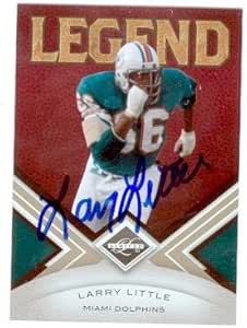 Larry Little autographed football card (Miami Dolphins) 2010 Panini ...