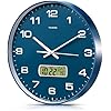 Amazon.com: TIMESS Wall Clock, 13" Dial Non-Ticking Silent Battery ...