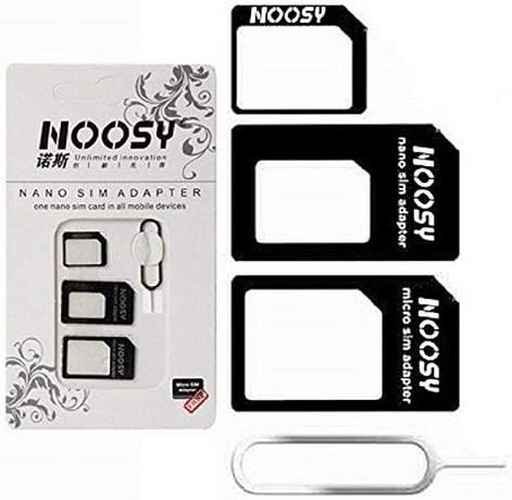 Storite 5-Pack SIM Card Adapter Kit Nano to Micro - Nano to Regular ...