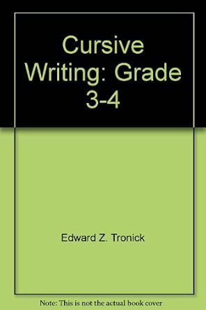 Cursive Writing: Grade 3-4 (Workbooks) | Amazon.com.br