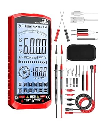 Multi Functional Tester Digital Multimeter TRMS 6000 Counts ...