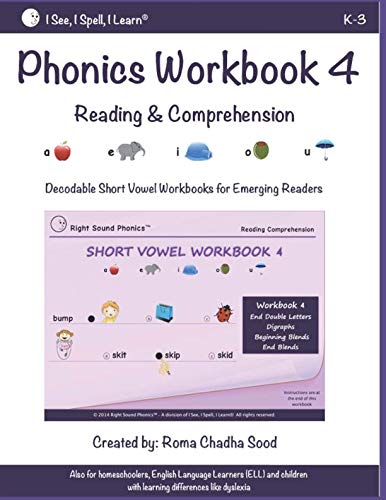 Amazon.com: Phonics Workbook 4: I See, I Spell, I Learn® - Reading ...