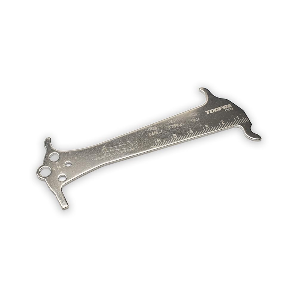 Amazon | P.CREST チェーンチェッカー ケージ 摩耗 ツール 3イン1マルチツール 測定ゲージ | P.CREST | 工具(単品)