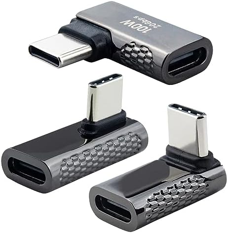 Leehitech USB Winkelstecker 90 Grad, USB 90 Grad Adapter Typ-C-Buchse ...