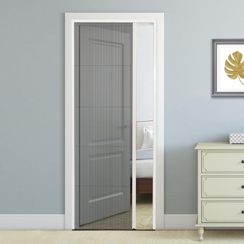 MaKefeile Retractable Screen Doors Aluminum Frame Track Sliding Screen ...