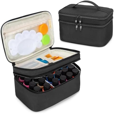 Amazon.com: Acrylic Paint Organizer Case for 42 Bottles (2 fl oz ...