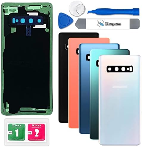Eonpam Back Cover Glass for Samsung Galaxy S10 G973 Rear Glass ...