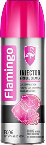 FLAMINGO CARCARE TECH FLAMINGO INJECTOR CLEANER, CHOKE CLEANER, F006, 450ML, منظف الحاقن, مساعد ...