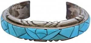 Amazon.com: Virginia Quam, Bracelet, Sleeping Beauty Turquoise, Silver ...