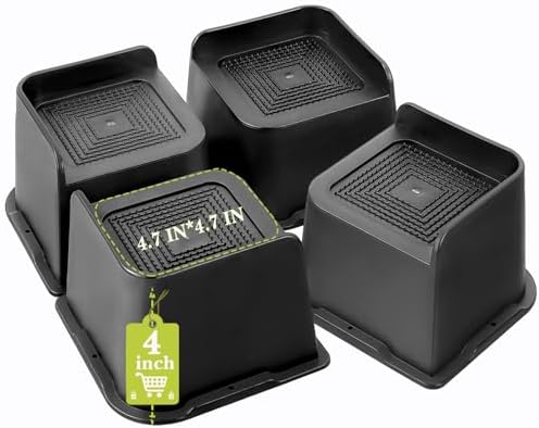 Amazon.com: JONHWI 2 inch Bed Risers, Heavy Duty Furniture Raise Blocks ...