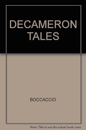 DECAMERON TALES: Amazon.co.uk: Books