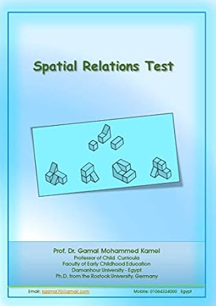 Spatial Relations Test eBook : Kamel, Prof. Dr. Gamal: Amazon.in ...