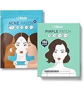 Amazon.com: LitBear Large Acne Pimple Patches, 5 Sizes 80 Patches for ...
