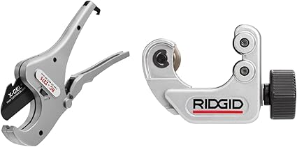 RIDGID RC-2375 Ratchet Action 2" Pipe and Tubing Cutter, Chrome, Small ...